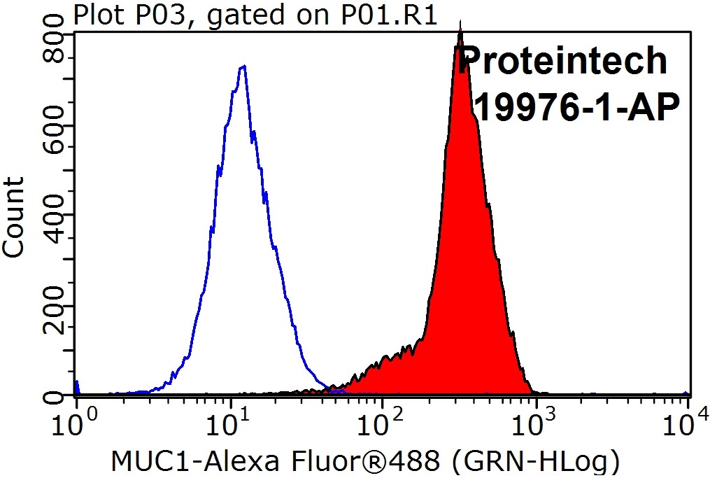 MUC1/CA15-3 N-terminal Antibody 19976-1-AP | Proteintech
